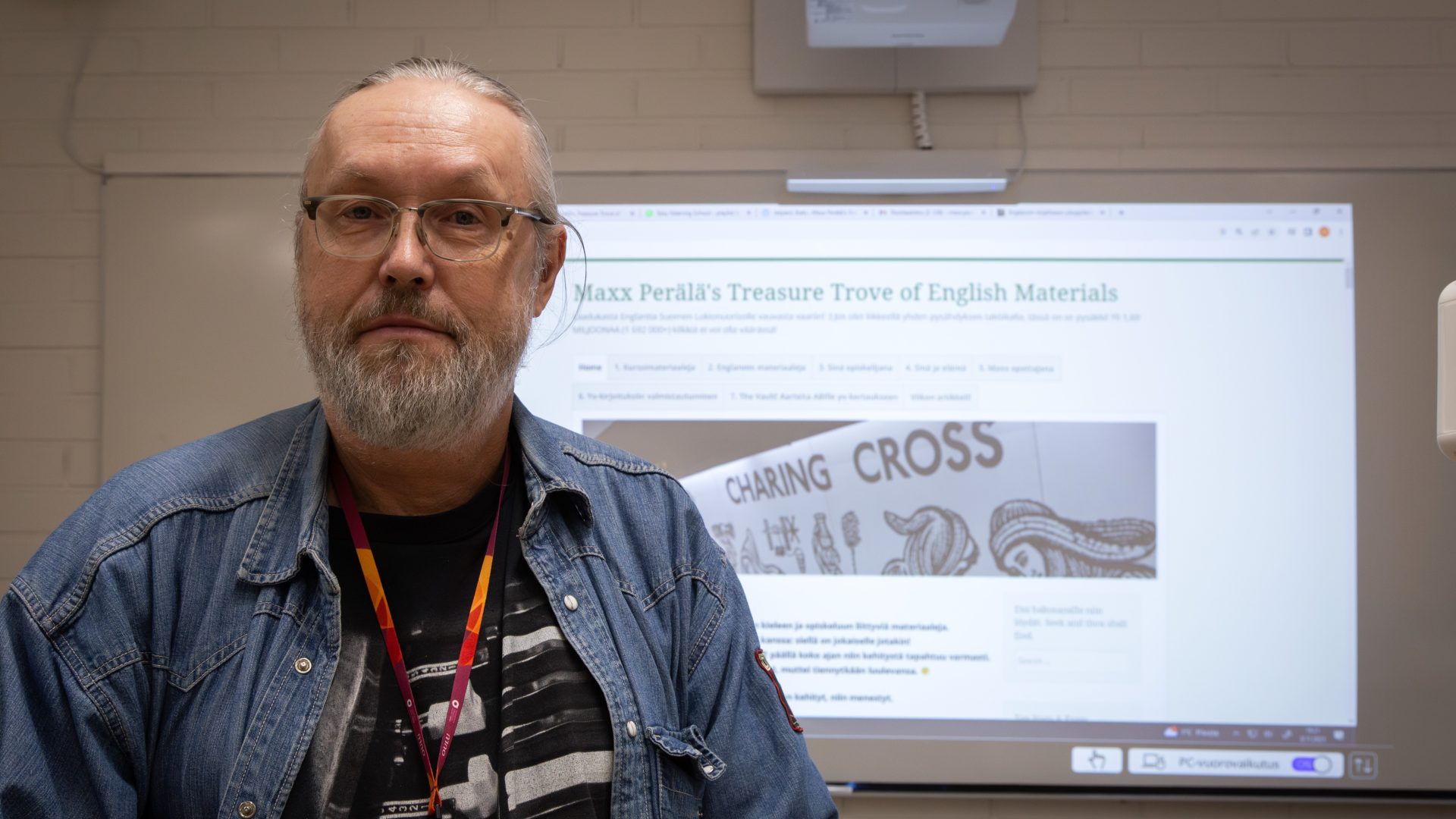 Vuoden kieltenopettajaksi valittu Markku Perälä on opettanut englantia ...